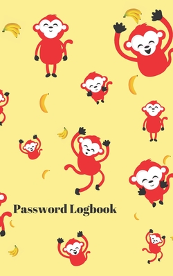 Password Logbook: Monkey Internet Password Keeper With Alphabetical ...