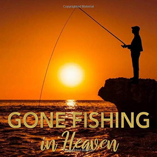 Gone Fishing in Heaven: Fisherman Memorial Guest Book - Silhouette at ...