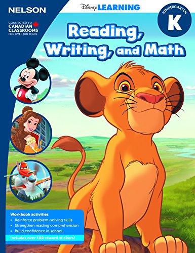 Disney Learning Reading, Writing and Math K Workbook by Walt Disney ...