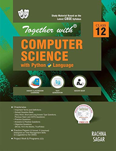 Together With Computer Science with Python Study Material for Class 12 ...