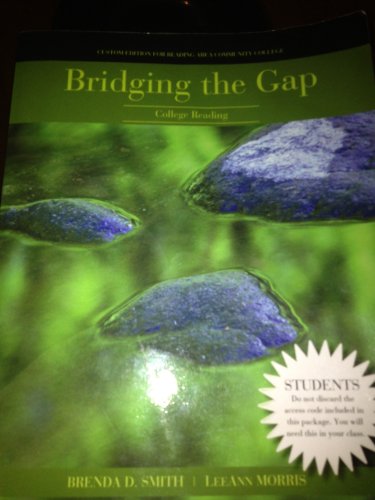 Bridging the Gap, For Reading Area Community College by LeeAnn Morris ...