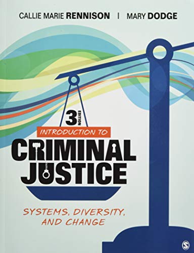 BUNDLE: Rennison: Introduction to Criminal Justice: Systems, Diversity ...