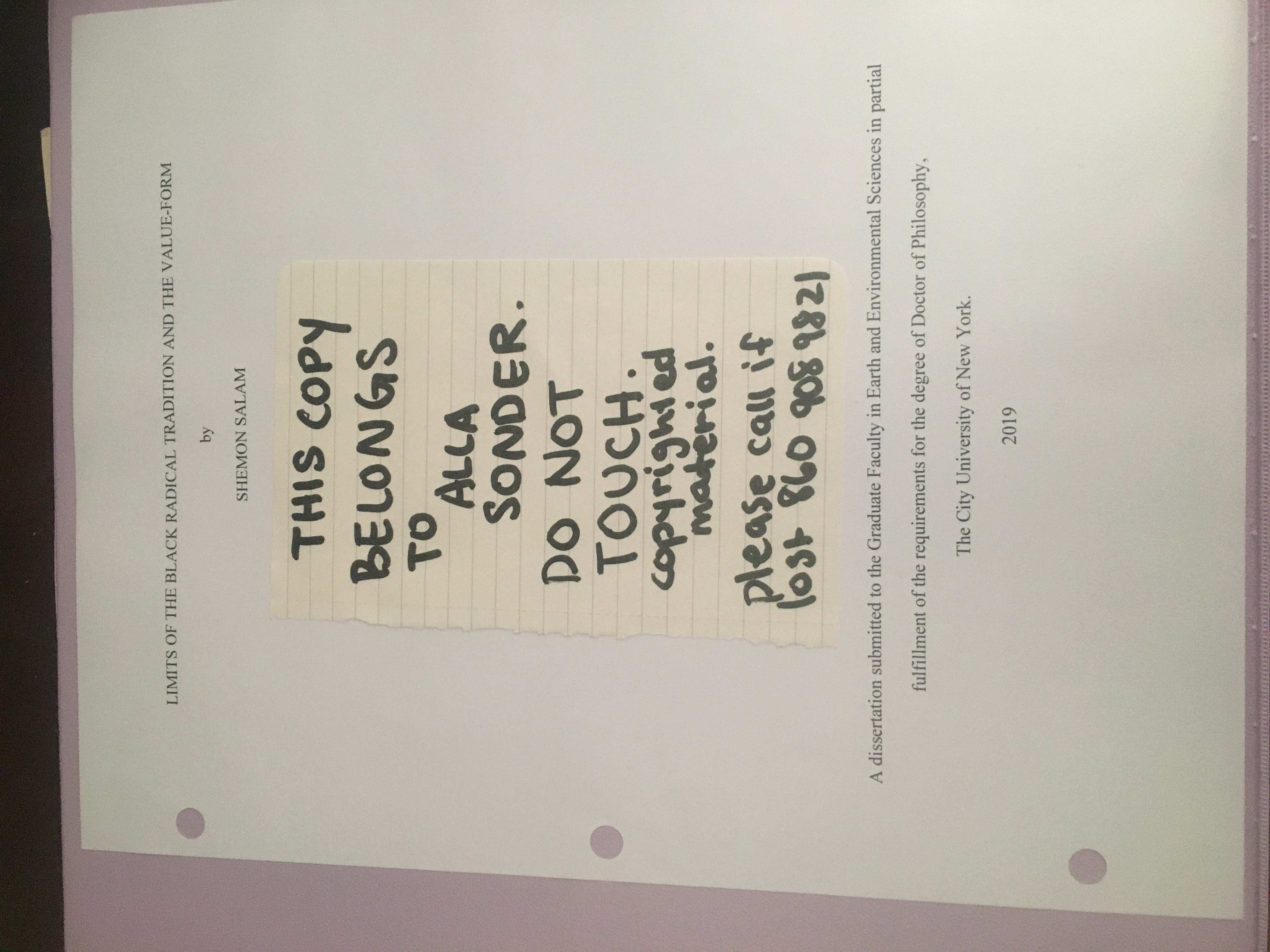 Limits of the Black Radical Tradition and the Value Form by Shemon ...