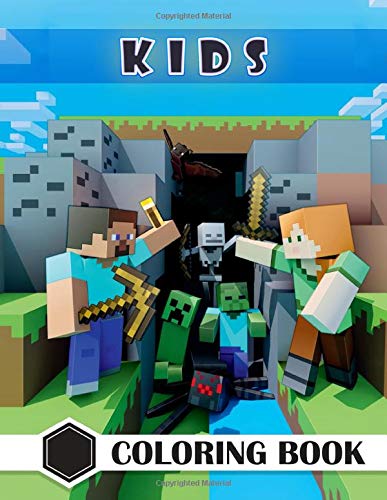 Kids Coloring Book: Mindcraft Coloring Book, Fun Coloring Books for ...