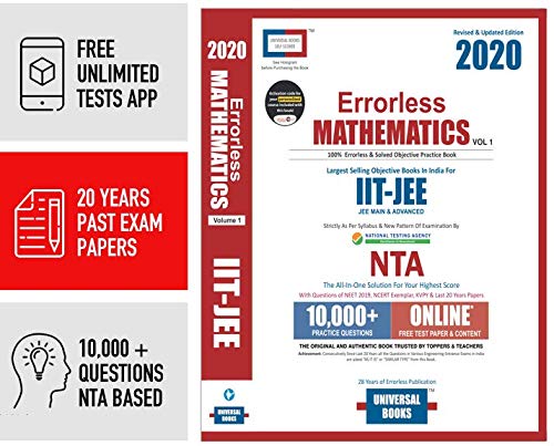 ERRORLESS MATHEMATICS JEE Mains & Advanced - 2020 by Universal Books ...