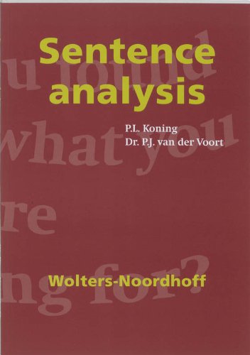 Sentence analysis (Dutch Edition) by P.L. Koning | Goodreads
