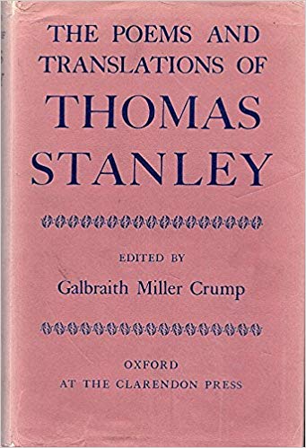 The Poems and Translations of Thomas Stanley by Thomas Stanley | Goodreads
