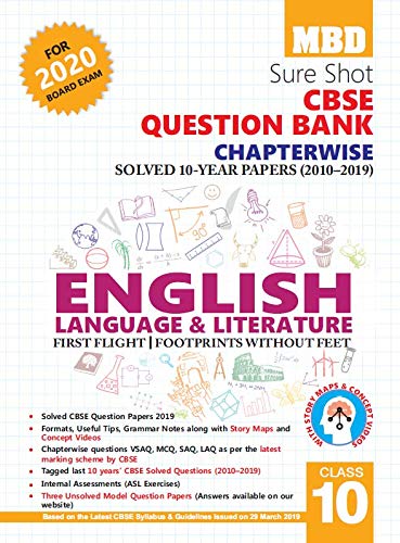 MBD Sure Shot CBSE Class 10 English (First Flight & Footprints ...
