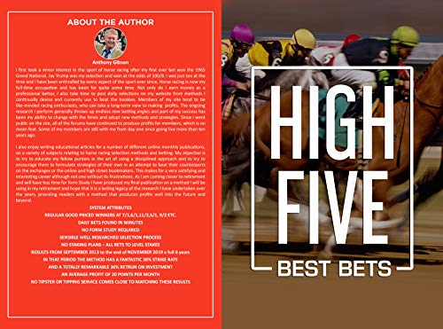 HIGH FIVE BEST BETS: Horseracing betting system by Anthony Gibson ...