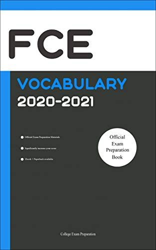FCE Official Vocabulary 2020-2021: All Words You Should Know for FCE ...