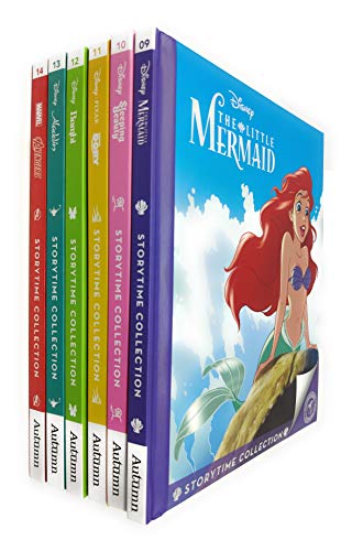Disney Classics Storytime Collection 6 Books Set - The Little Mermaid ...