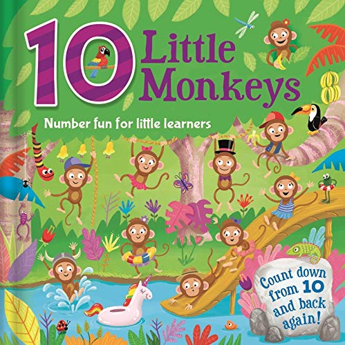 10 little monkeys: Number fun for little learners by Stephanie Moss ...