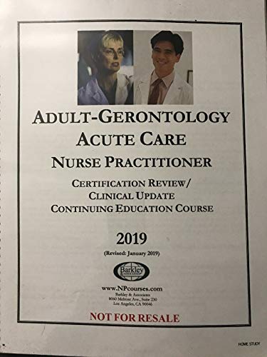 Barkley Acute Care Nurse Practitioner Review book & Audio cds by ...