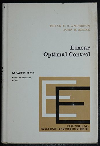 Linear optimal control by Brian D.O. Anderson | Goodreads