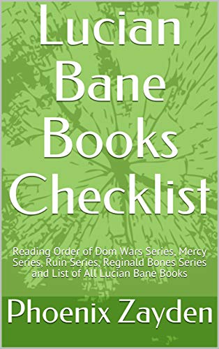 Lucian Bane Books Checklist: Reading Order of Dom Wars Series, Mercy ...