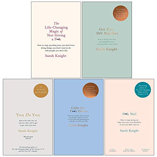 A No F*cks Given Guide Collection 5 Books Series Set By Sarah Knight by ...