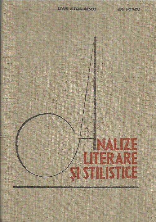 Analize literare și stilistice by Sorin Alexandrescu | Goodreads