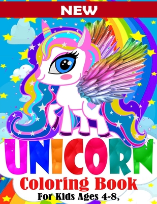 Unicorn Coloring Book: Unicorn Coloring Book For Kids Ages 4-8 ...