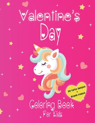 Valentine's Day Coloring Book For Toddlers And Preschool: Lovely ...