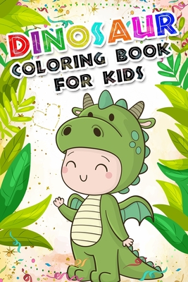 Dinosaur Coloring Book for kids: Fantastic Dinosaur Coloring Book with ...