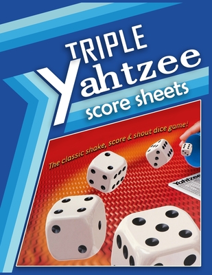 Triple Yahtzee Score Sheets: 100 Triple Yahtzee Score Pads, Triple ...