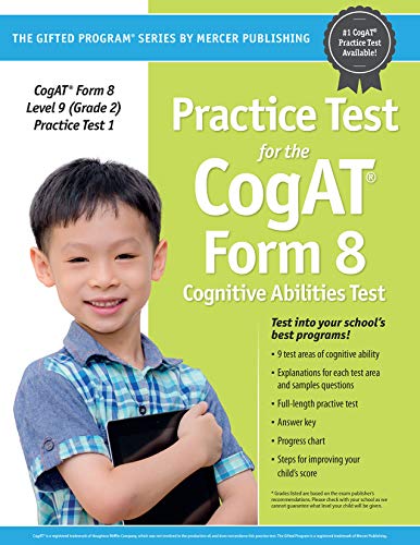 Practice Test 1 for the CogAT Form 8 exam Level 9 Grade 2 Multilevel by ...