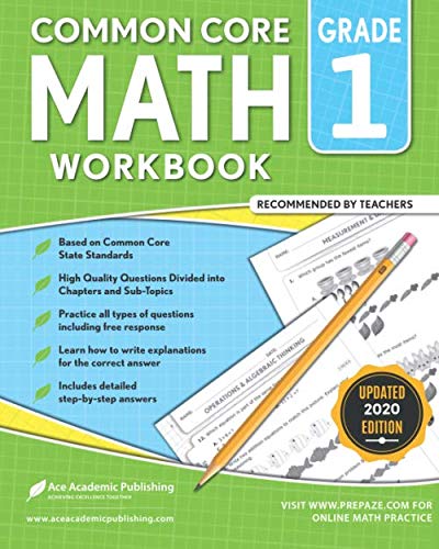1st Grade Math Workbook: Common Core Math Workbook by Ace Academic ...