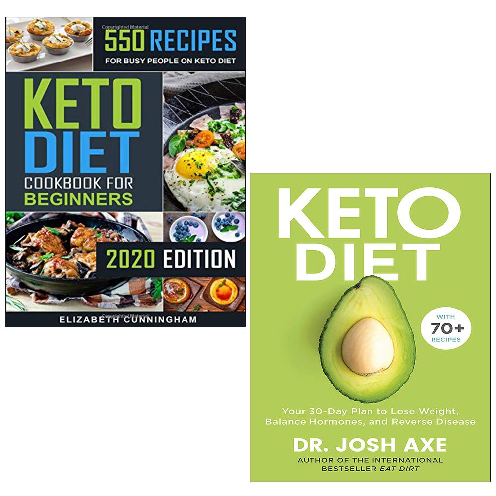 Keto Diet Cookbook For Beginners, Keto Diet 2 Books Collection Set by ...
