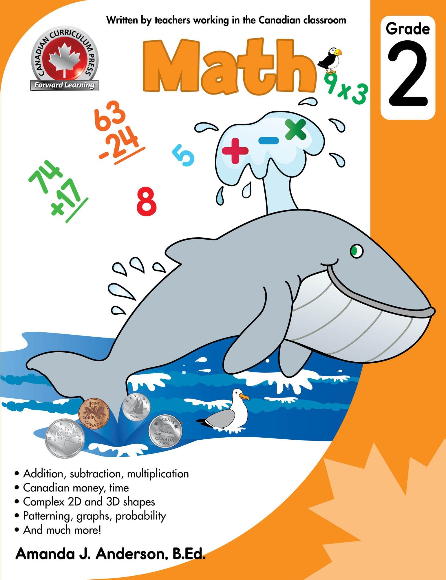 Math Grade 2: Addition, subtraction, multiplicatio by Canadian ...