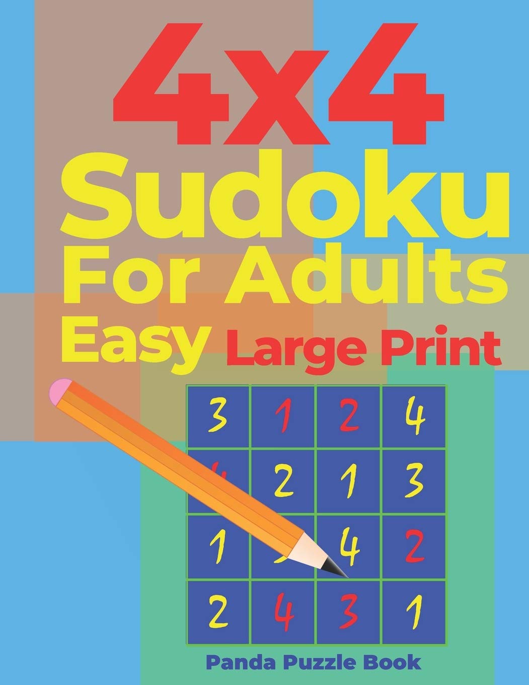 4x4 Sudoku For Adults Easy Large Print Sudoku Puzzle Books Easy