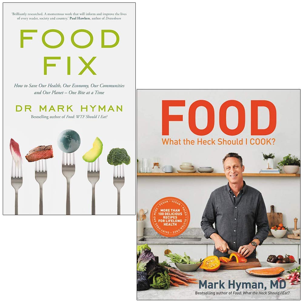 Food Fix & Food What the Heck Should I Cook By Mark Hyman 2 Books ...