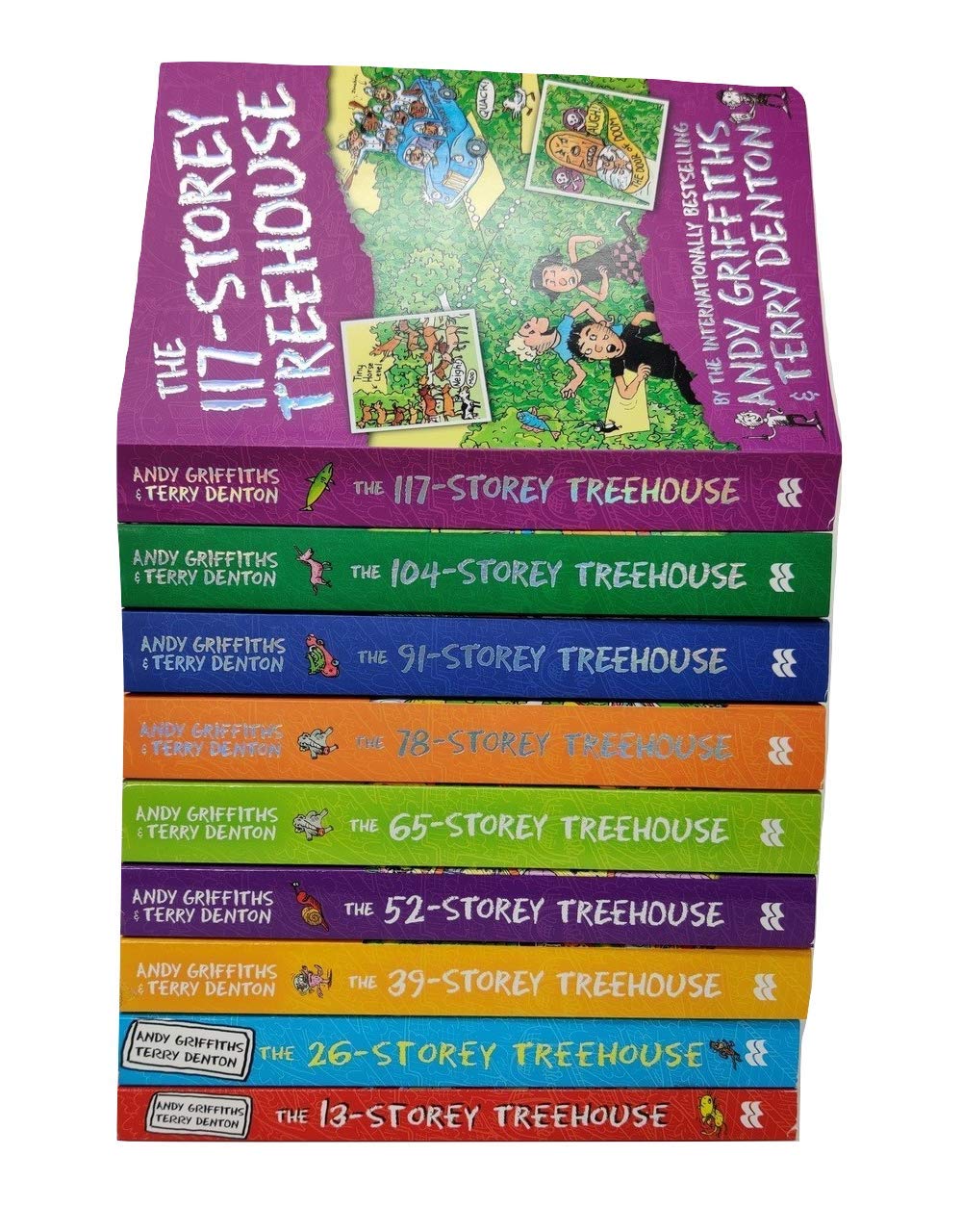 The 13-Storey Treehouse Collection 9 Books Set By Andy Griffiths ...