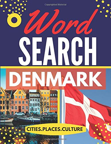 Denmark Word Search: Themed Activity Puzzle Book | 40 Large Print ...