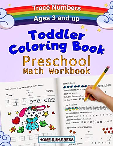 Preschool Workbook Toddler Coloring Book: Pre K Activity Book, Pre ...