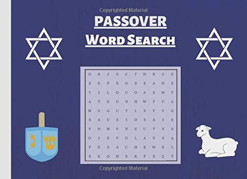 Passover Word Search: Large print activity puzzle book by Pumpkin ...