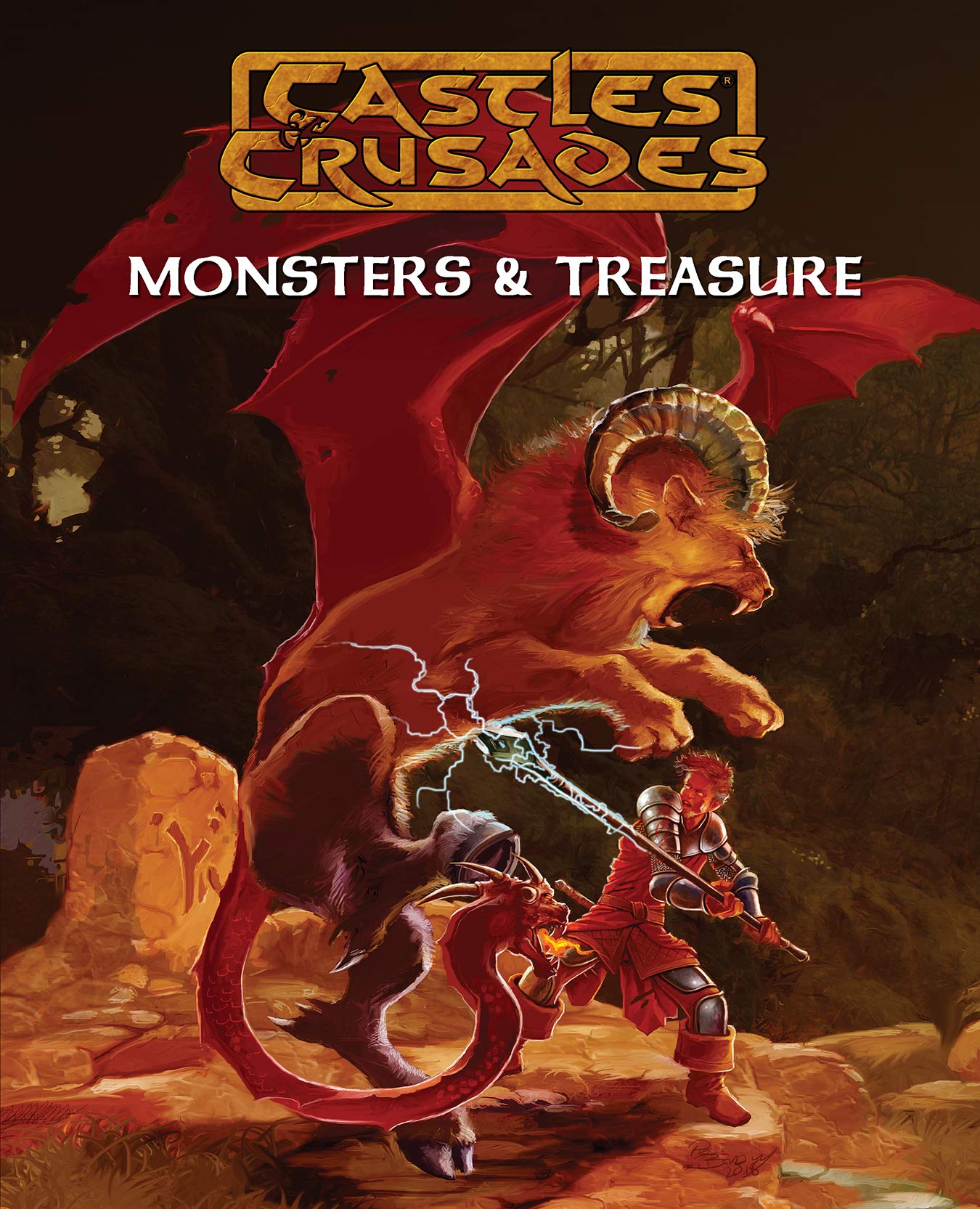 Castles & Crusades Monsters & Treasure 5th Printing by Stephen Chenault ...