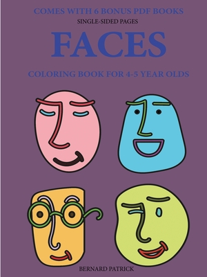 A colouring (coloring) book for 4-5 year olds with thick outlines for ...