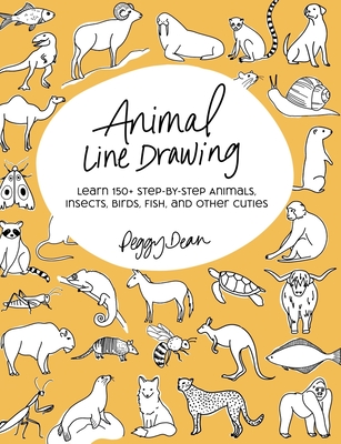 Animal Line Drawing: Learn 150+ Step-by-Step Animals, Insects, Birds ...