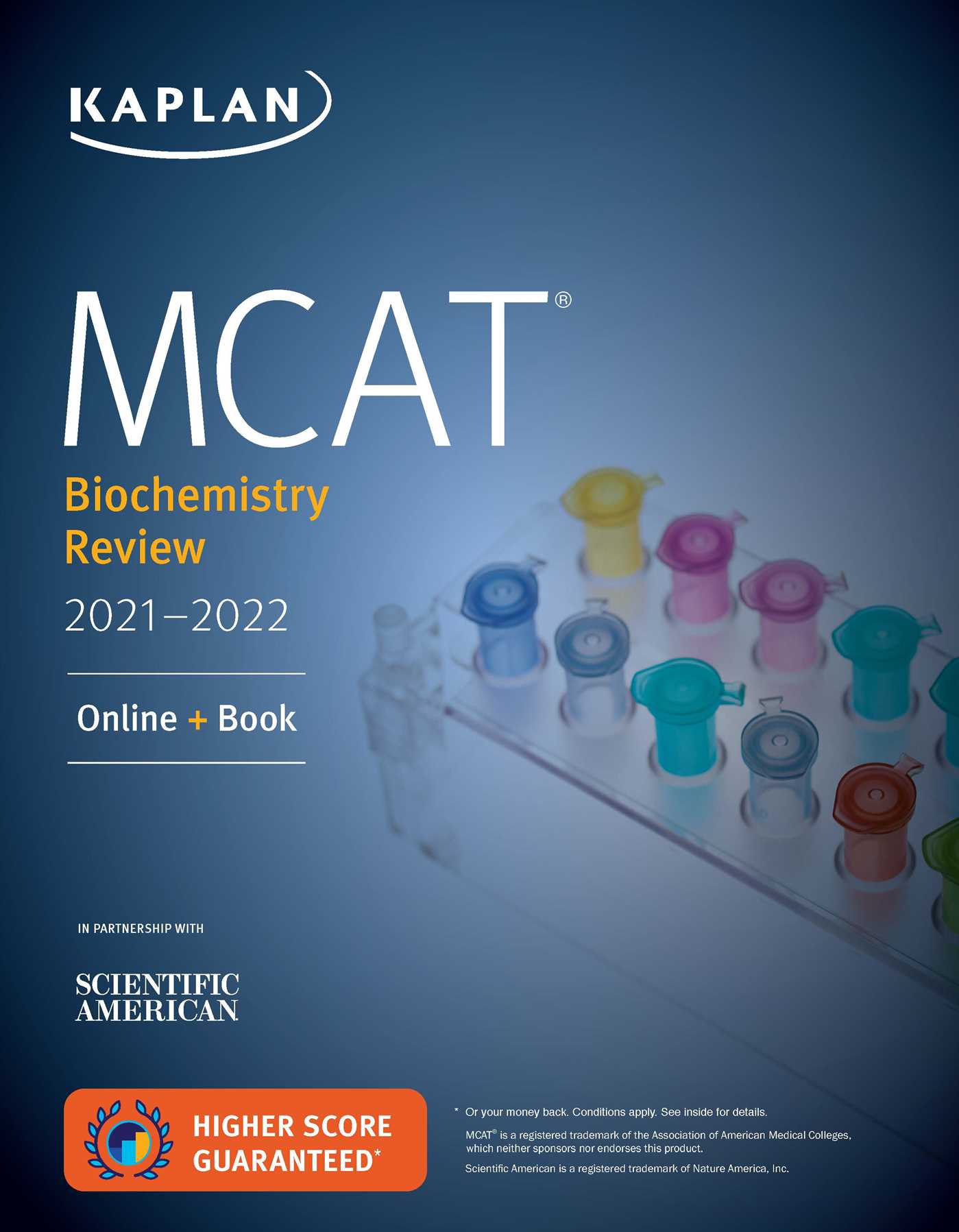 MCAT Biochemistry Review 2021-2022: Online + Book by Kaplan Test Prep ...