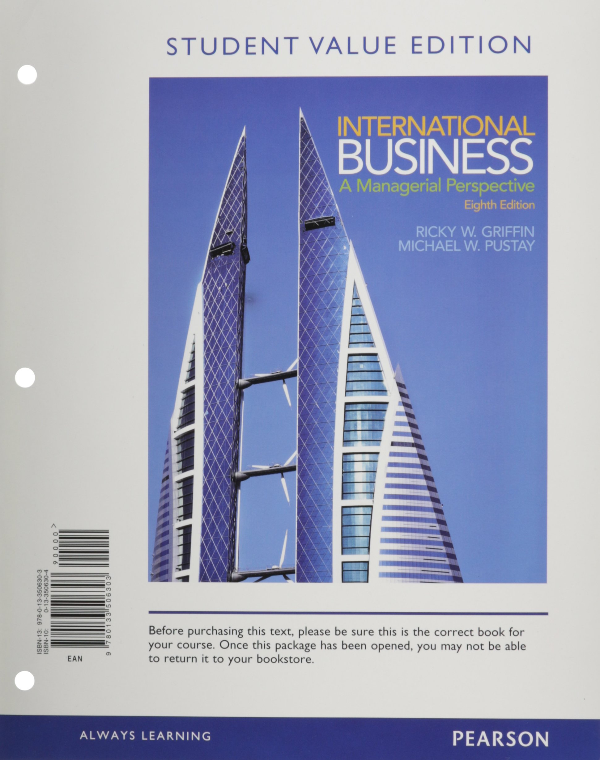 International Business: A Managerial Perspective, Student Value Edition ...