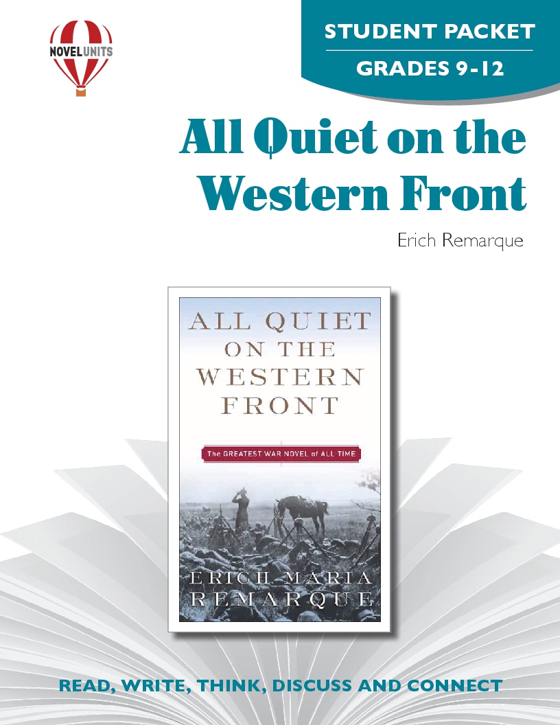 All Quiet on the Western Front (Student Packet) by Novel Units, Inc ...