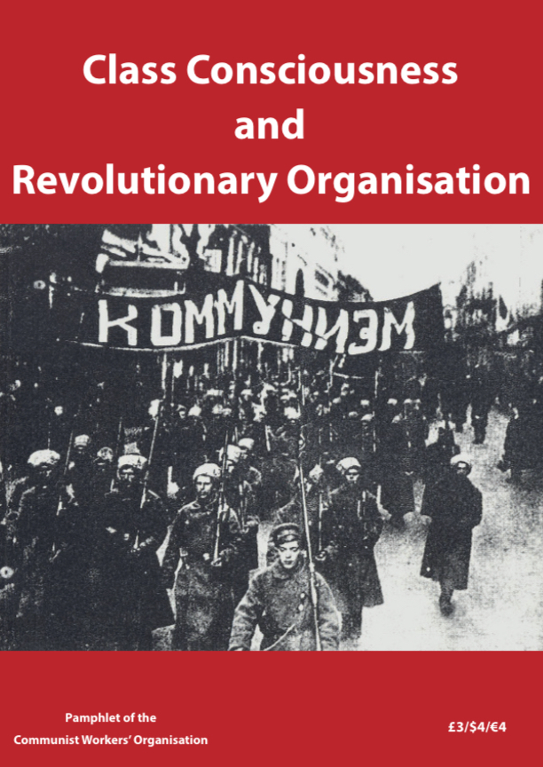 Class consciousness and Revolutionary Organisation by Communist Workers ...