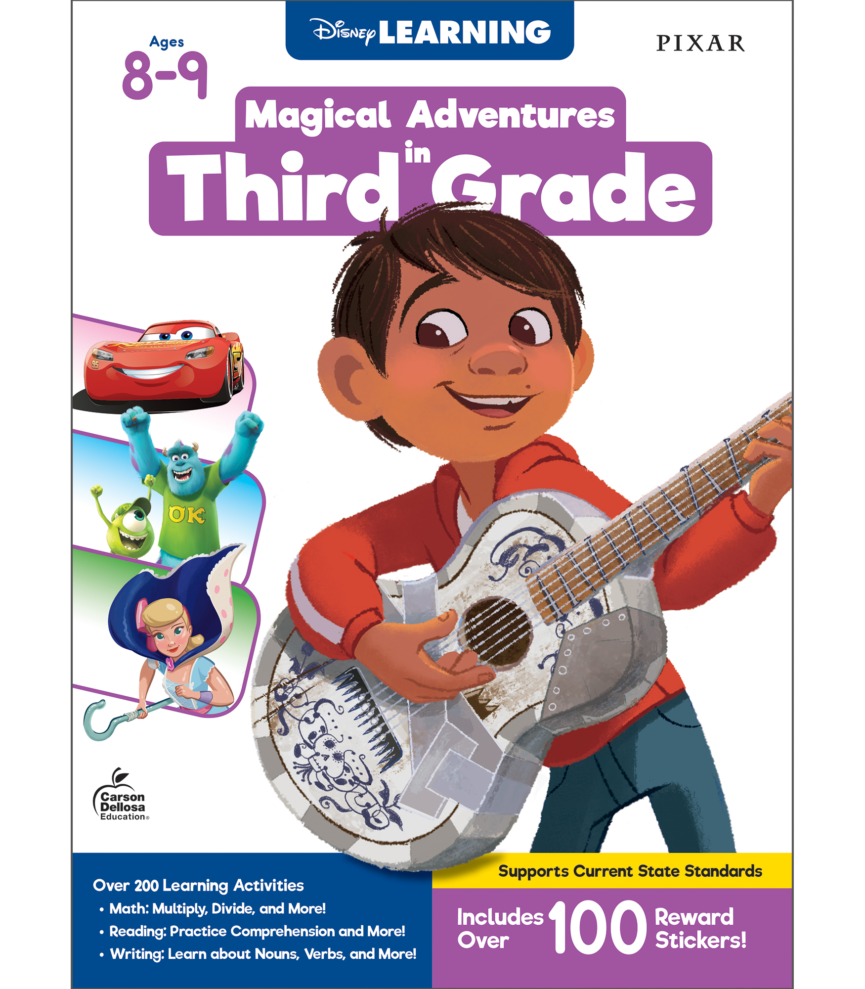 Disney Learning Magical Adventures in 3rd Grade Workbooks All Subjects ...