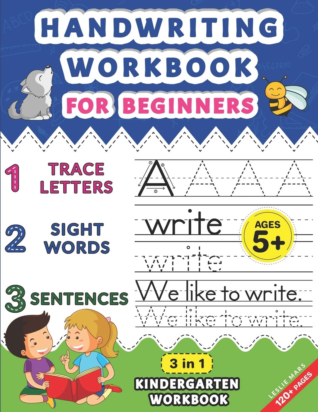 Handwriting Workbook for Beginners: Kindergarten Workbook with Letter ...