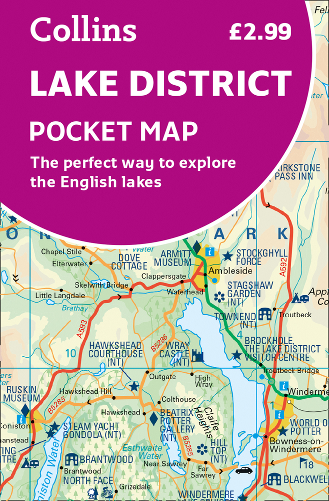 Lake District Pocket Map: The perfect way to explore the English lakes ...