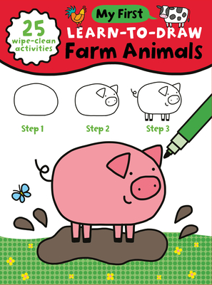 My First Learn-To-Draw: Farm Animals: Coloring Book for Toddlers with ...