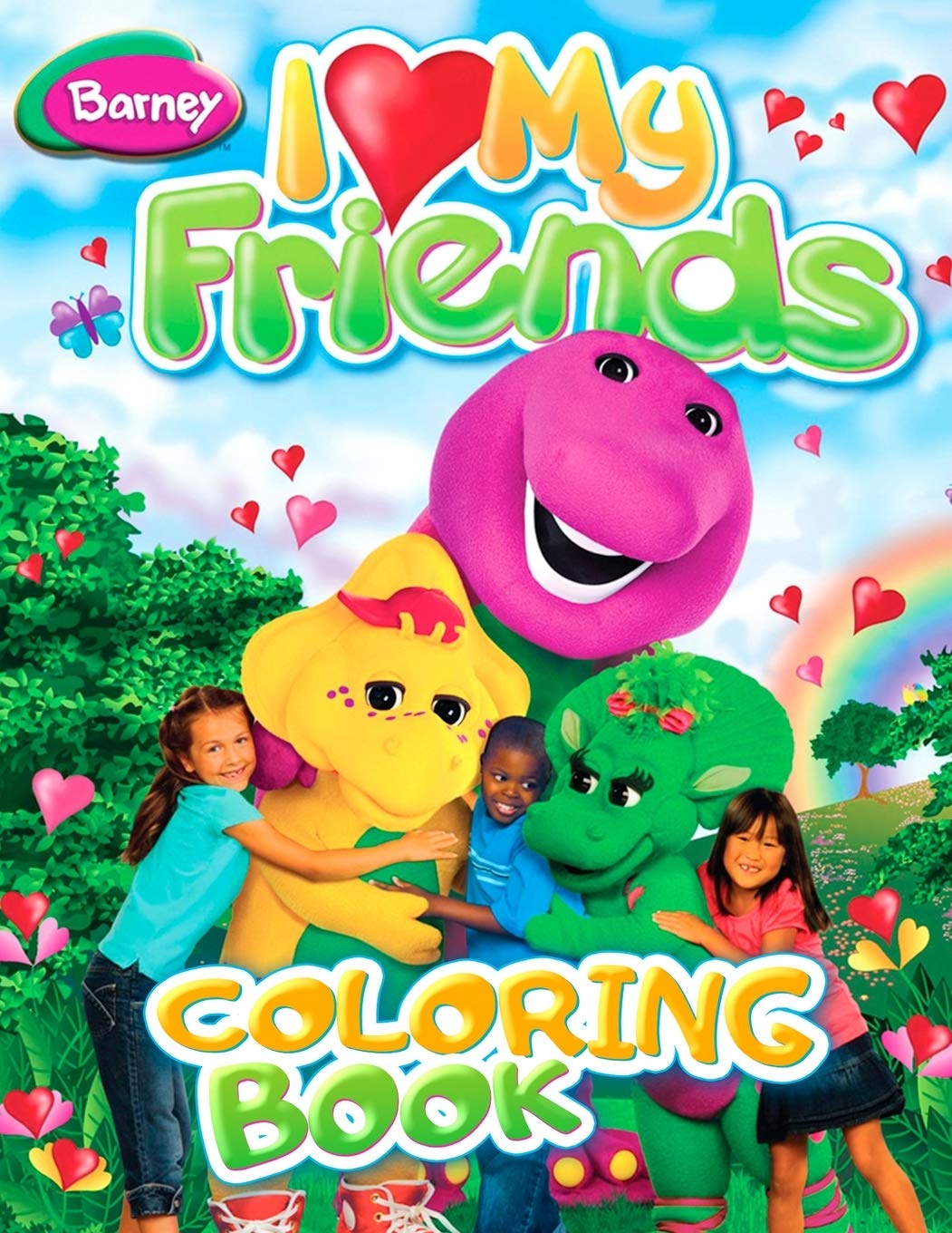 Barney and Friends Coloring Book: AWESOME 30 Illustrations by ...
