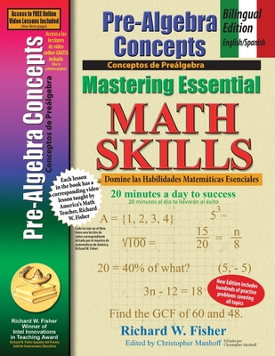 Pre-Algebra Concepts: Bilingual Edition, English-Spanish: Mastering ...