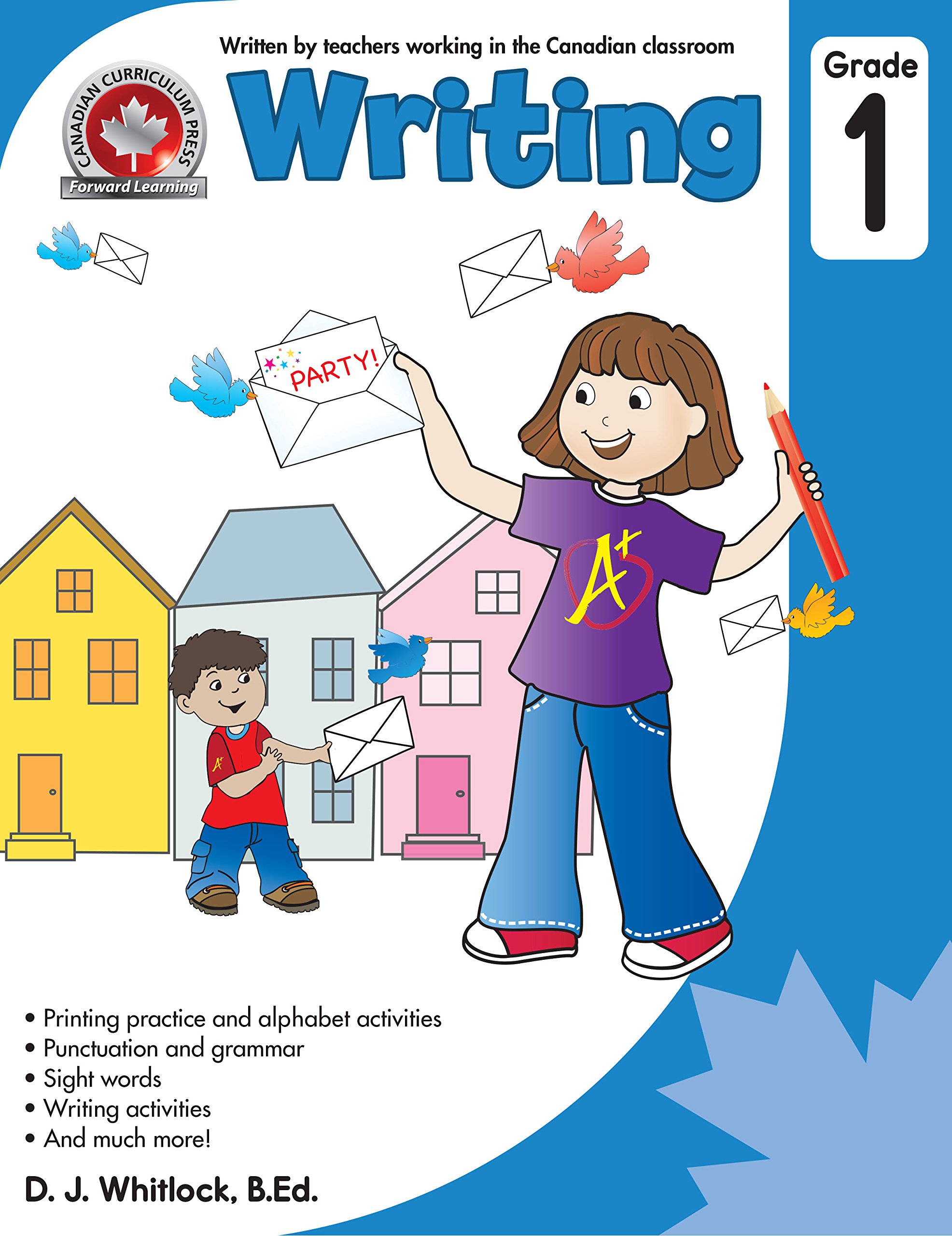 Grade 1 Writing: Printing Pratice And Alphabet Activities, Punctuation ...