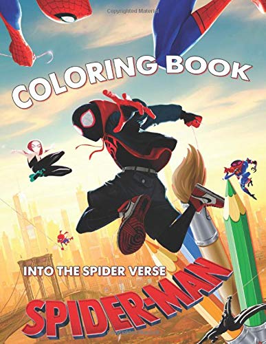 Spider-Man Into the Spider Verse Coloring Book: 20 Exclusive ...